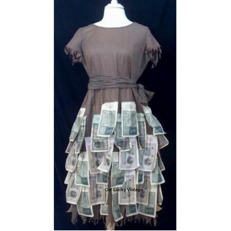 1920s Post WW1 German Hyperinflation Money Dress – Get Lucky Vintage
