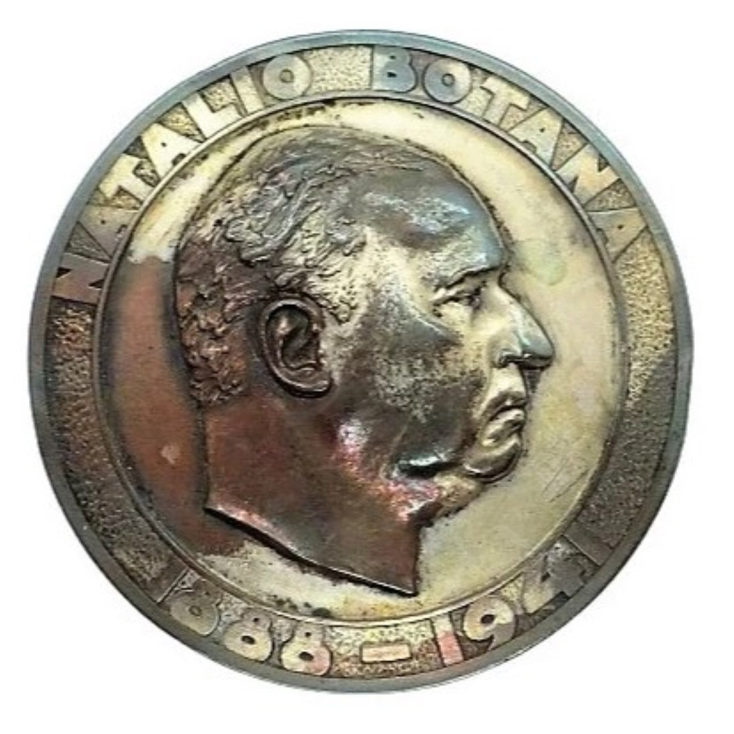 Argentina 1942 Natalio Botana Commemorative Critica Medal Silvered ...